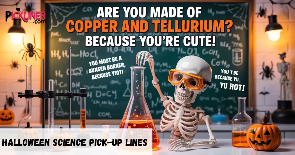 315+ Halloween Science Pick-Up Lines [Best, Funny, & One-liner]
