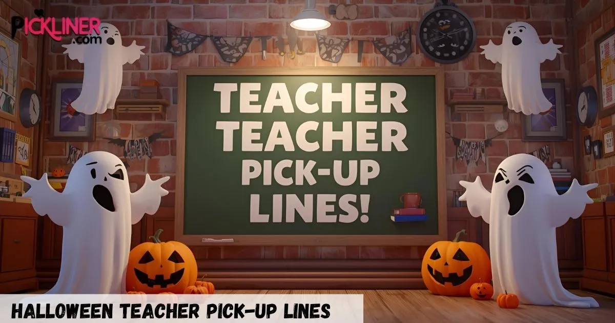 255+ Halloween Teacher Pick-Up Lines [Best, clever & Funny]
